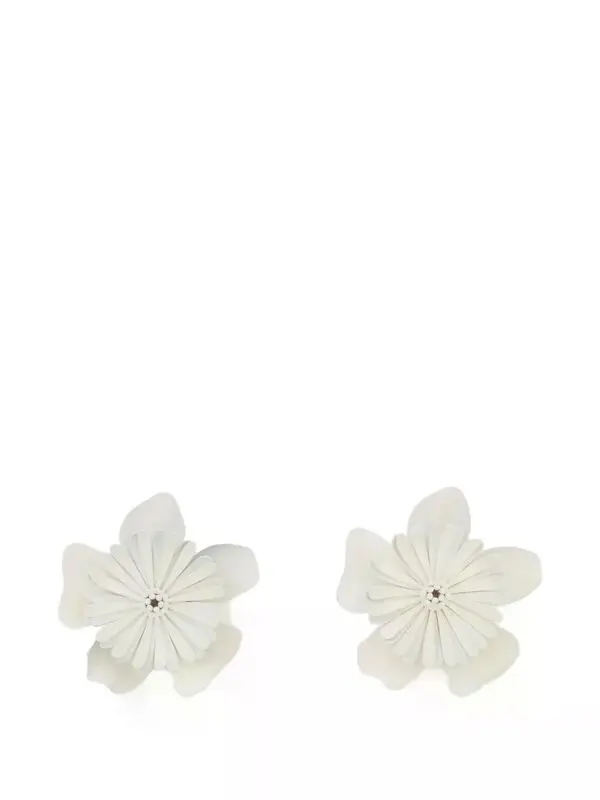Chloé Bloom Layered Earrings - White
