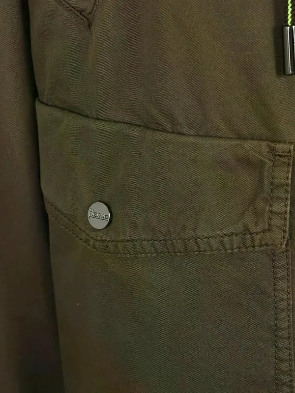 Herno Hooded Drawstring Jacket