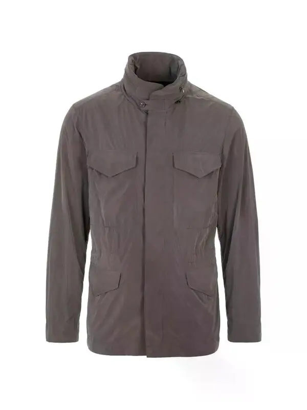 MONTECORE Field Jacket With Drawstring Waist - Grey