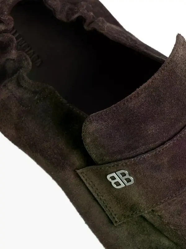 Balenciaga Palermo Bb Logo-plaque Loafers