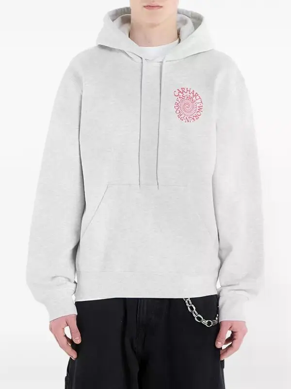 Carhartt Work In Progress Logo-print Drawstring Hoodie