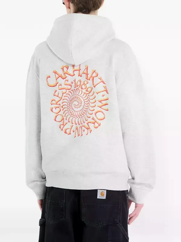 Carhartt Work In Progress Logo-print Drawstring Hoodie