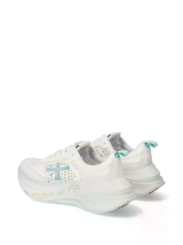 Premiata Perforated-detail Sneakers - White