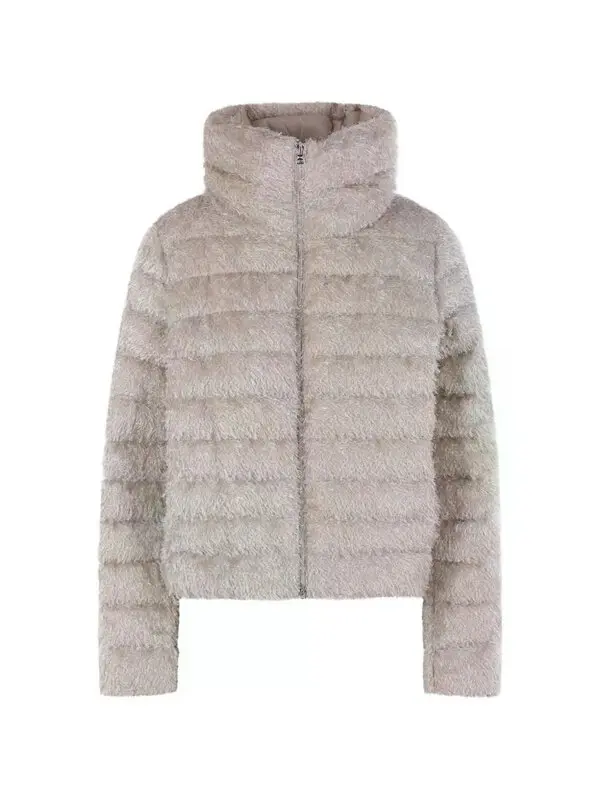 Herno Quilted Faux-fur Jacket - Neutrals