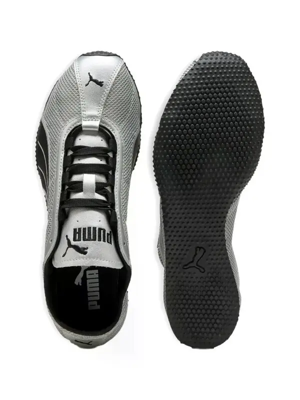 PUMA H-street Chrome Mesh-paneled Sneakers - Silver