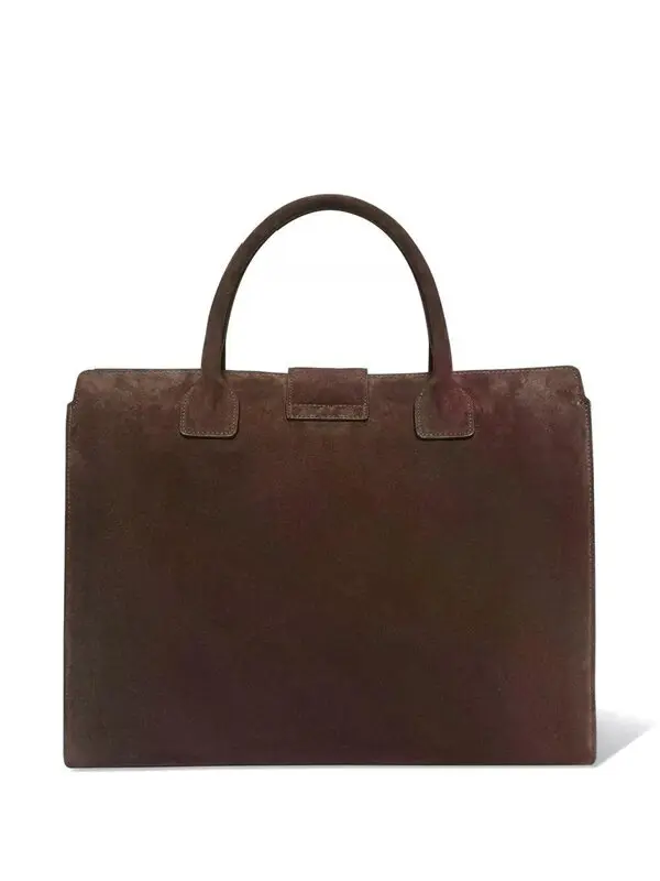 NILI LOTAN Lou Suede Tote Bag - Brown
