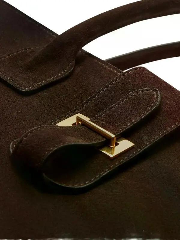 NILI LOTAN Lou Suede Tote Bag - Brown