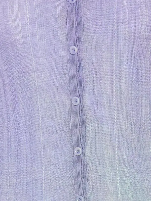 Theory Ribbed-knit V-neck Cardigan