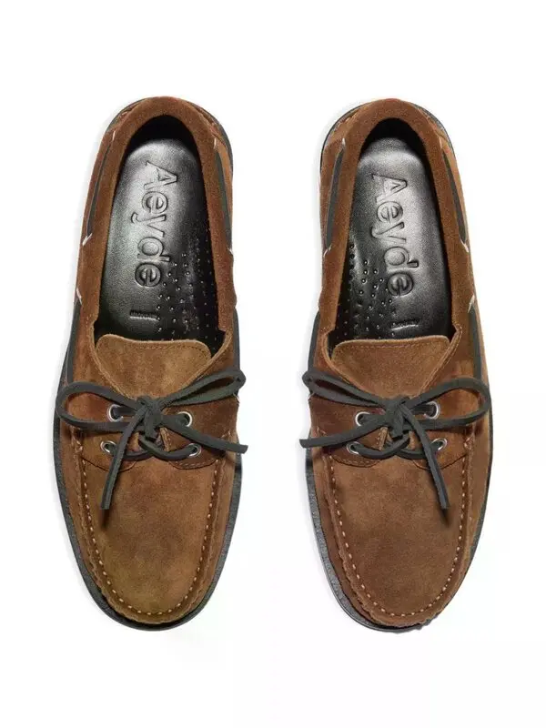 AeydĒ Harris Lace-up Loafers - Brown