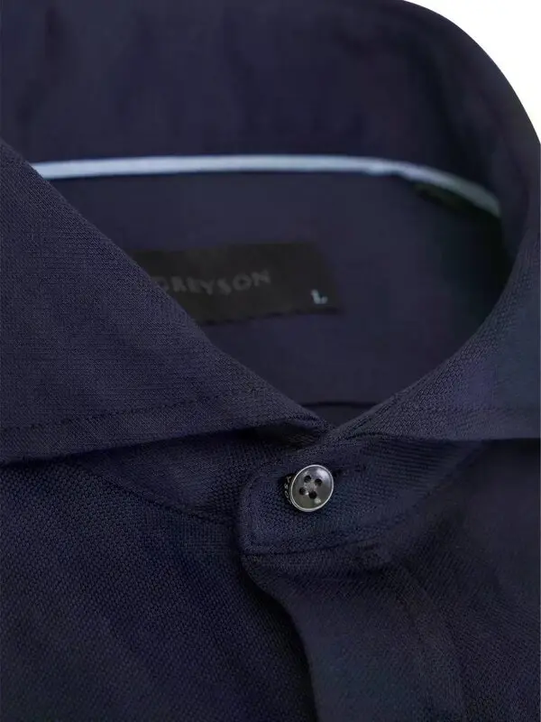 Greyson Pique Button-fastening Shirt