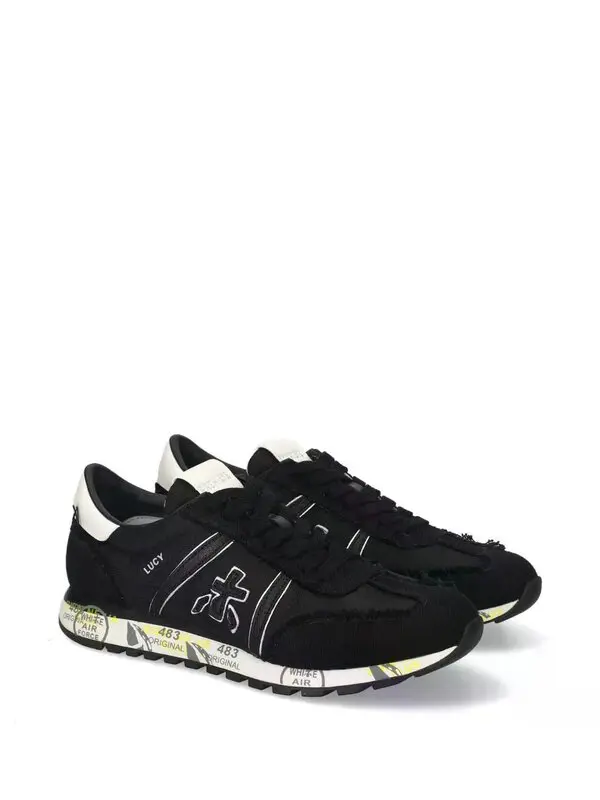 Premiata Lucy Panelled Sneakers - Black