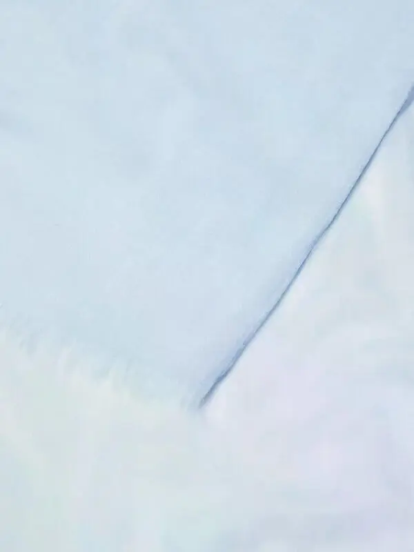 Loro Piana Unique Stole Fringed Scarf - Blue