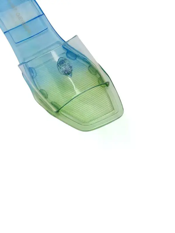 Kurt Geiger Maddison Jelly Slide Sandals - White
