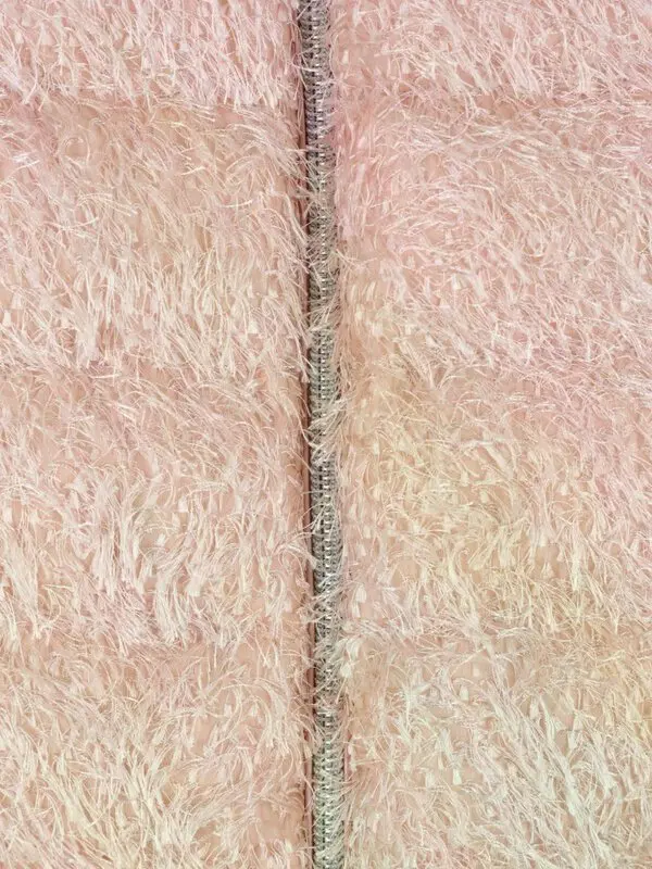 Herno Quilted Faux-fur Coat - Pink