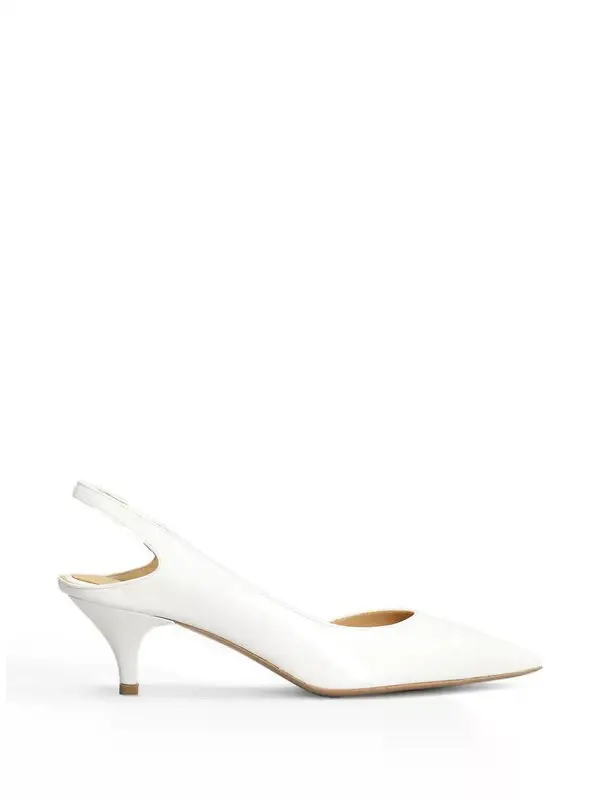 FRATELLI RUSSO Slingback Heeled Pumps - White
