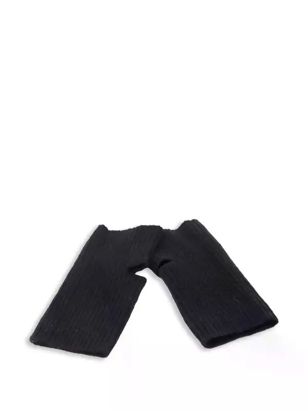 Club Monaco Ribbed-knit Fingerless Gloves