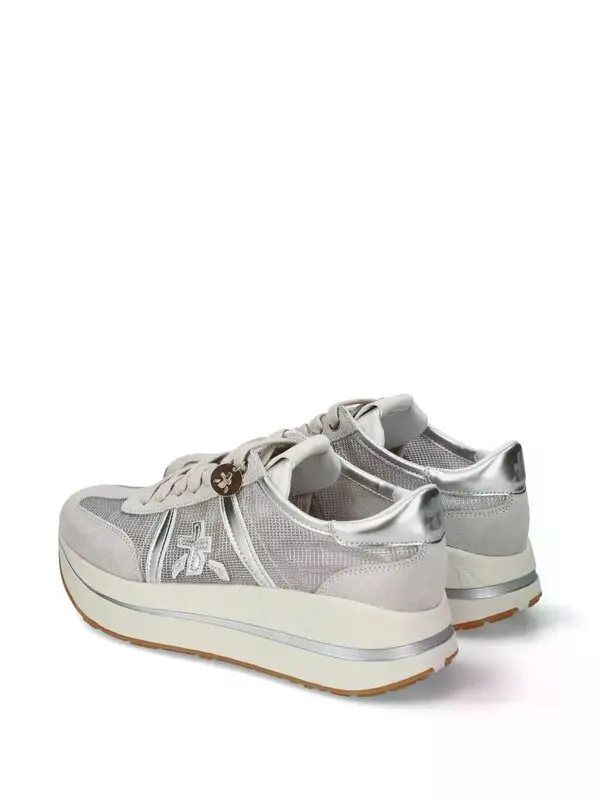 Premiata Bethcoin Panelled Platform Sneakers - Neutrals