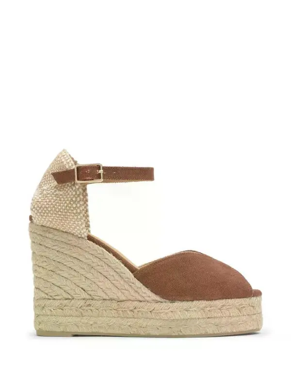 CastaÑer Bianca Wedge Espadrilles - Brown