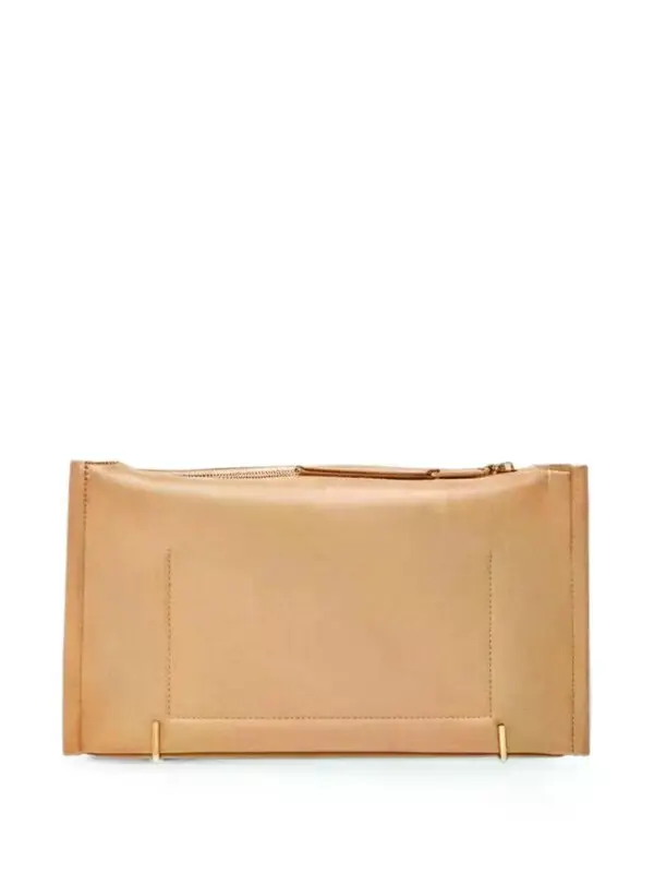 Elisabetta Franchi Logo-engraved Leather Tote Bag