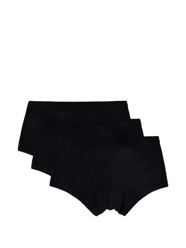 Giorgio Armani Logo-band Boxers - Black