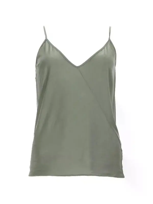Rick Owens Asymmetric-seam V-neck Top