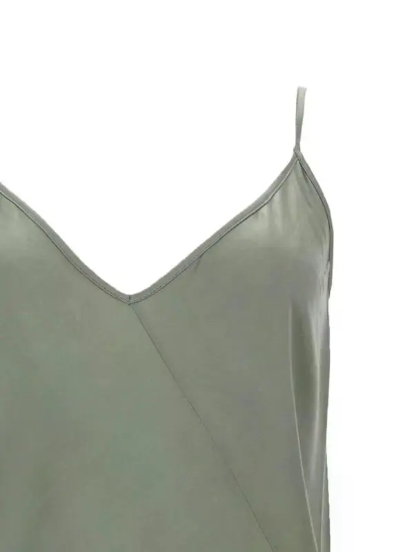Rick Owens Asymmetric-seam V-neck Top