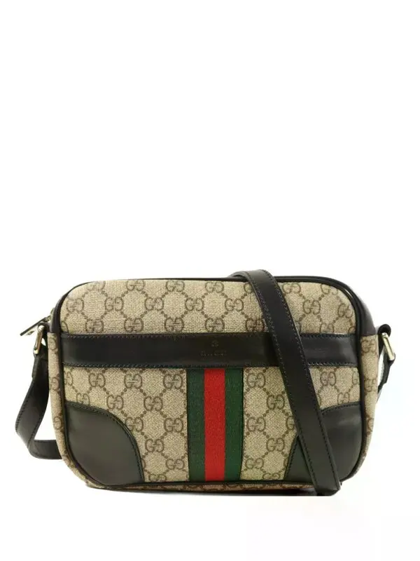 Gucci Gg Supreme Messenger Bag - Neutrals
