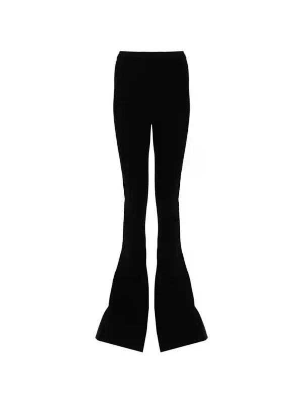 Rick Owens Carmen Flared-hem Trousers - Black