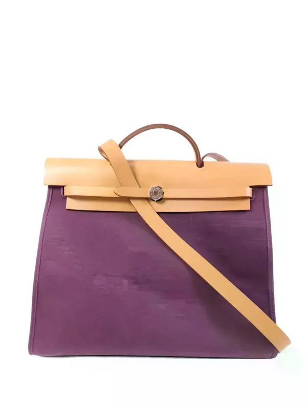 Hermès Herbag Mm Shoulder Bag - Purple