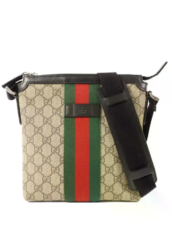 Gucci Ophidia Gg Supreme Shoulder Bag - Neutrals