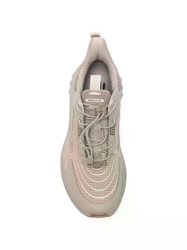 BBACK Mesh-panelled Toggle-fastening Sneakers
