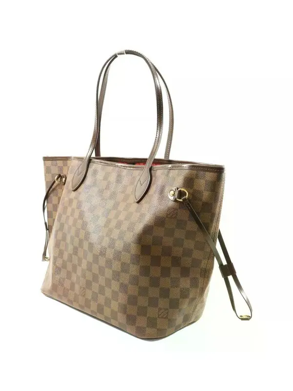 LOUIS VUITTON Neverfull Mm Damier Ebène Tote Bag