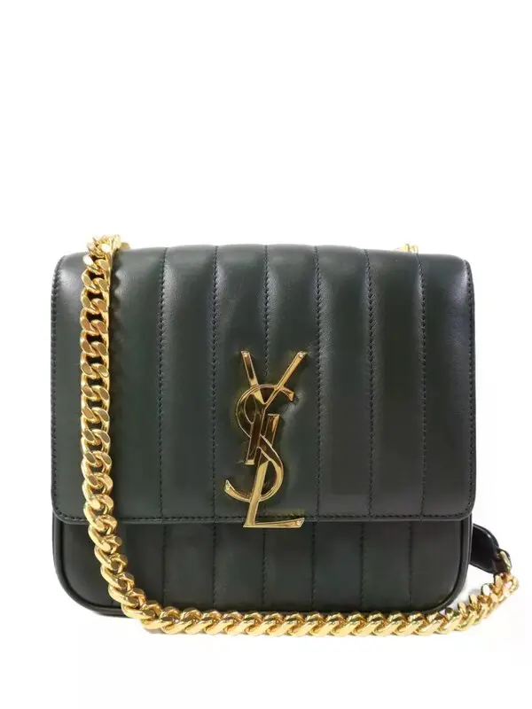 Saint Laurent Vicky Shoulder Bag - Green