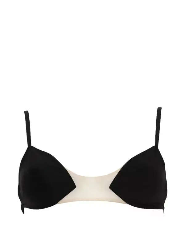 Rick Owens Tulle-panel Bra - Black
