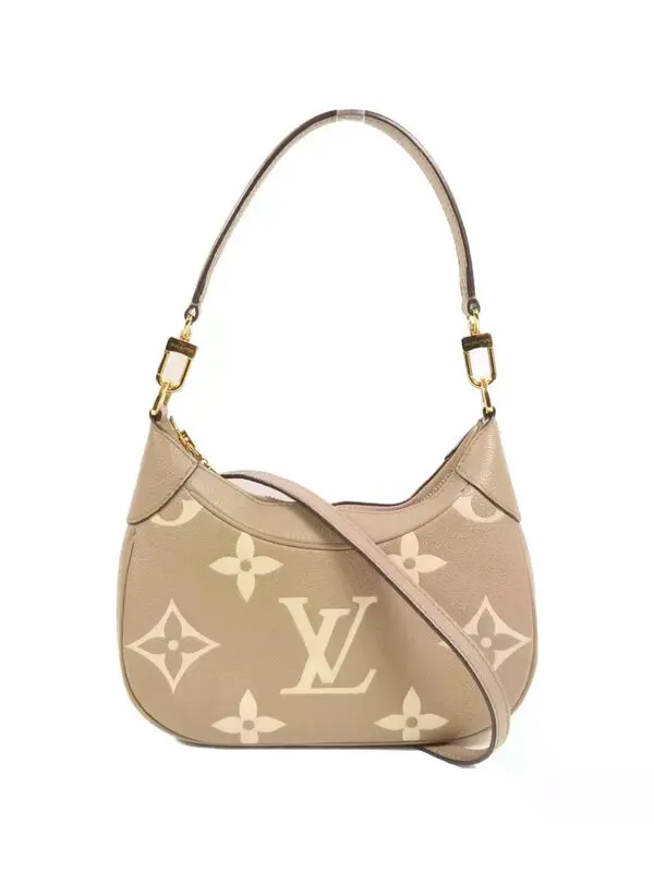 LOUIS VUITTON Bagatelle Monogram Empreinte Shoulder Bag - Neutrals