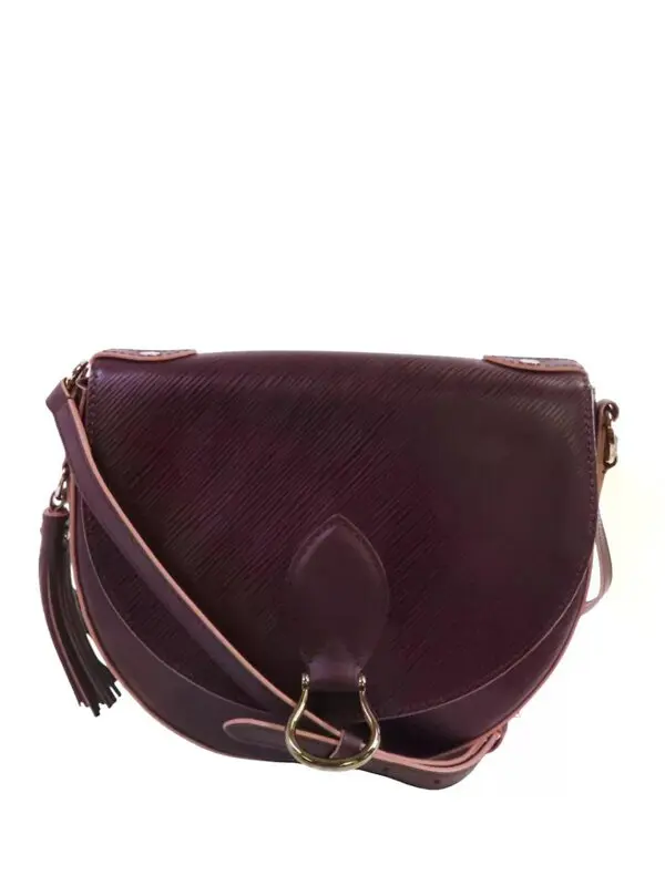 LOUIS VUITTON Saint Cloud Leather Crossbody Bag - Purple