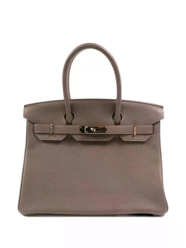 Hermès Birkin 30 Leather Handbag - Grey