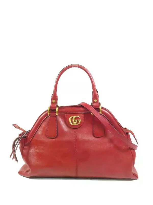 Gucci Double G Tote Bag - Red