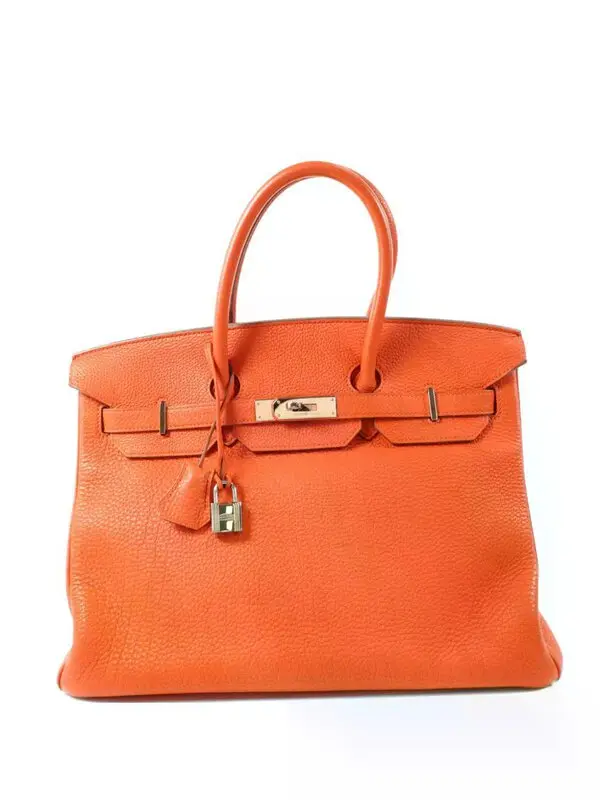 Hermès Birkin 35 Tote Bag - Orange