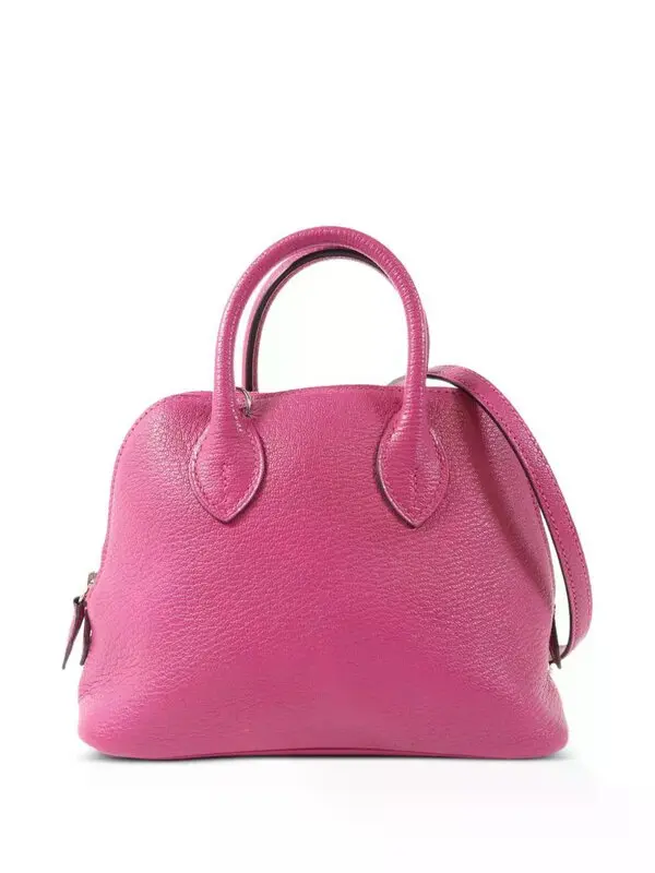 Hermès Mini Bolide 1923 Leather Tote Bag - Pink