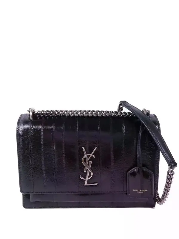 Saint Laurent Medium Sunset Shoulder Bag - Black