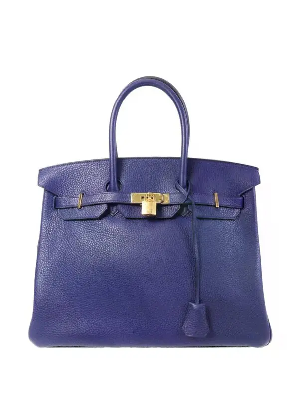 Hermès Birkin 35 Togo Leather Handbag - Purple