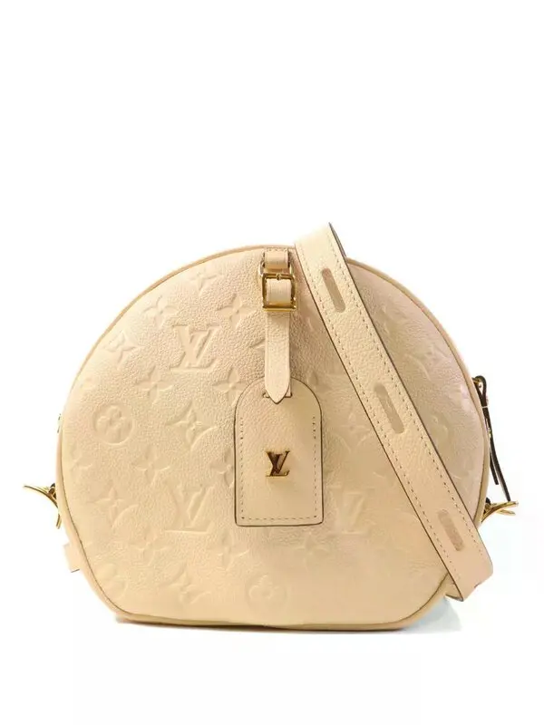 LOUIS VUITTON Boite Chapeau Souple Monogram Empreinte Crossbody Bag - Neutrals