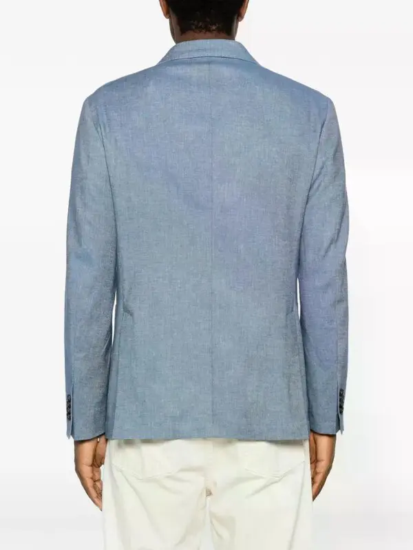 MANUEL RITZ Single-breated Blazer - Blue