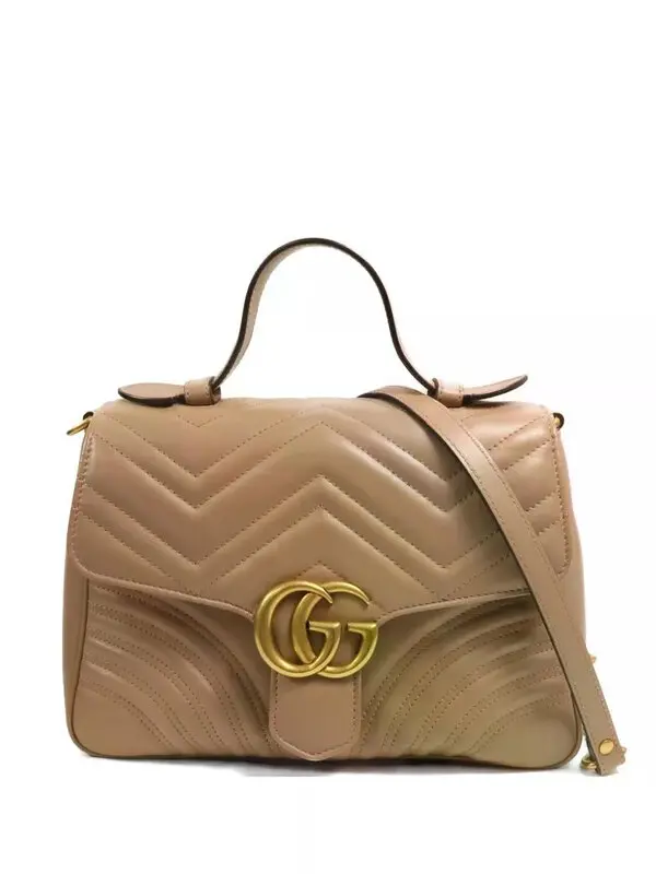 Gucci Gg Marmont Matelassé Leather Tote Bag - Neutrals