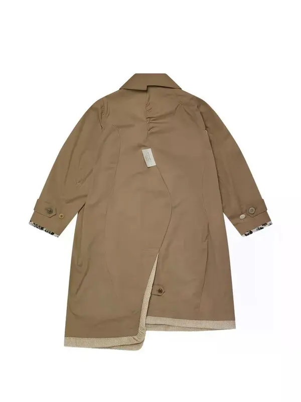 Undercover Asymmetric-hem Trench Coat