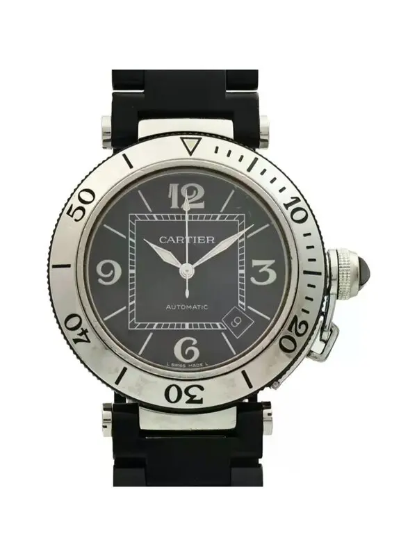 CARTIER Pasha Seatimer 40.5mm Watch - Black