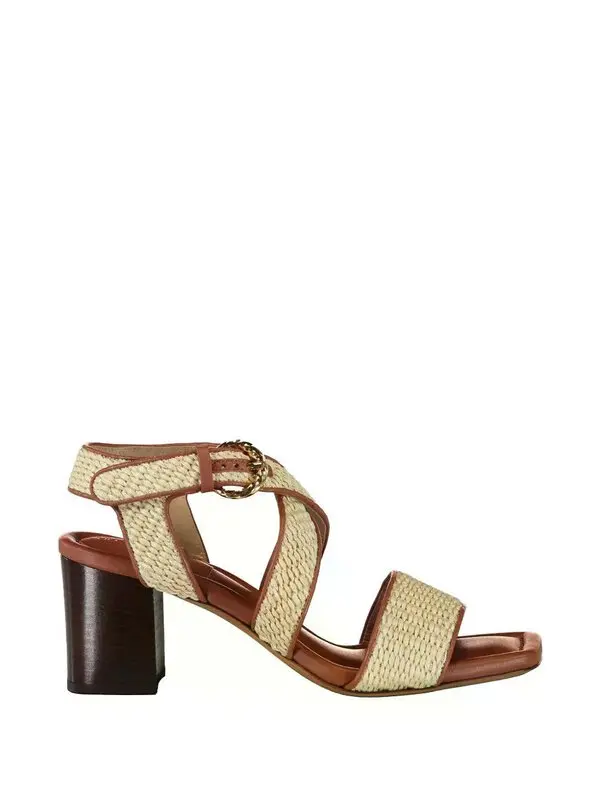 Ulla Johnson 70mm Evona Heeled Sandals - Neutrals
