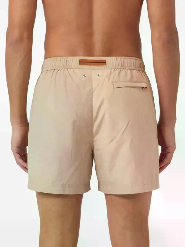 Zegna Drawstring-waist Swim Shorts - Neutrals