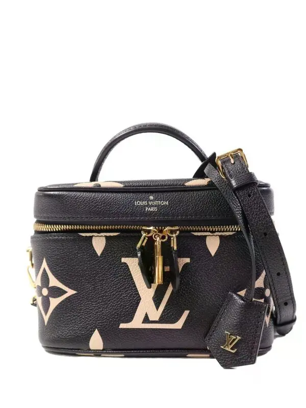 LOUIS VUITTON Vanity Pm Empreinte Leather Crossbody Bag - Black